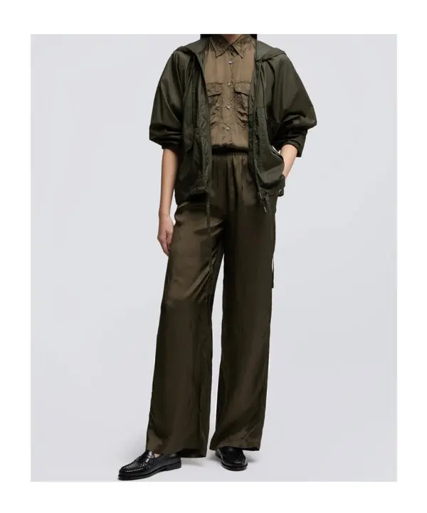Aspesi Hooded Zip-up Jacket With Drawstring Hem