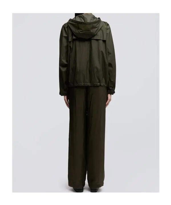Aspesi Hooded Zip-up Jacket With Drawstring Hem