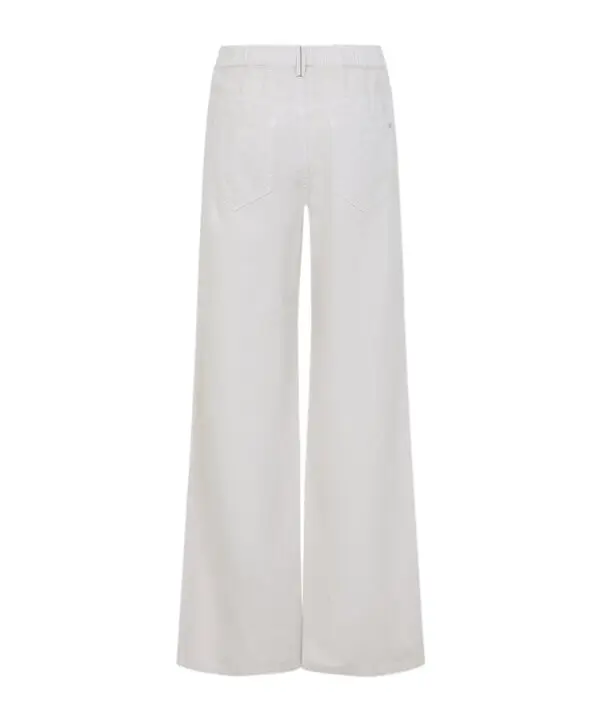 Brunello Cucinelli Monili Detailed Wide-leg Trousers - Chalk