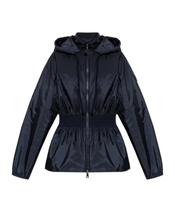 Moncler Liriope Hooded Rain Jacket - Midnight Blue