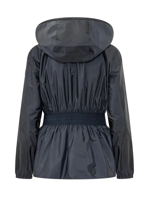 Moncler Liriope Hooded Rain Jacket - Midnight Blue