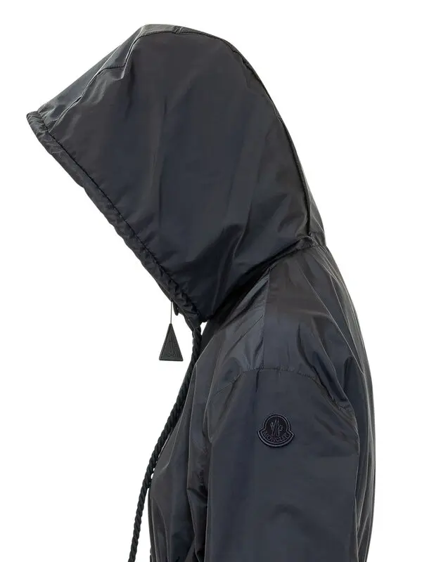 Moncler Liriope Hooded Rain Jacket - Midnight Blue