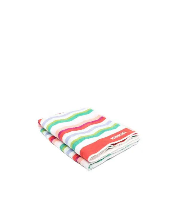 Missoni Zigzag Pattern Terry Towel - Multicoloured