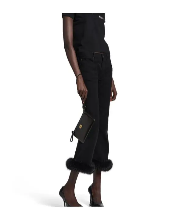 Balenciaga Rodeo Phone Pouch Shoulder Bag - Black