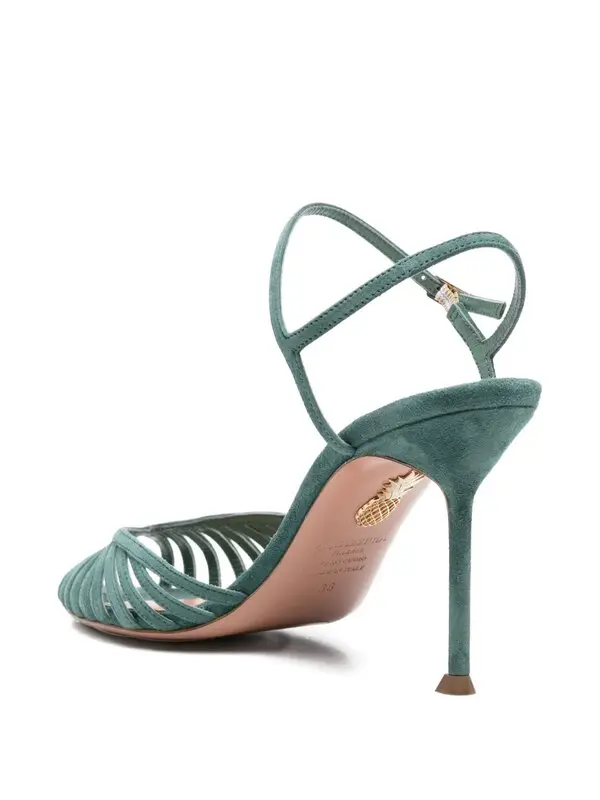 AQUAZZURA Round Toe High-heeled Sandals