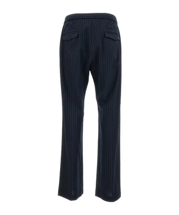 Barena Venezia Straight-leg Pinstriped Wool Trousers