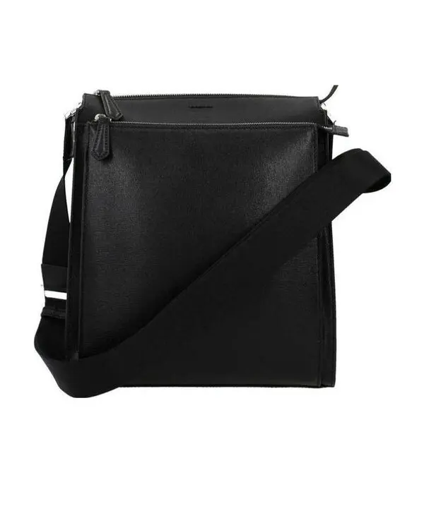 Fendi Logo Details Cross Body Bag - Black
