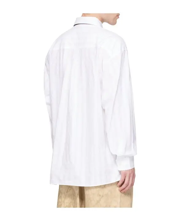VIVIENNE WESTWOOD Orb Embroidered Striped Shirt