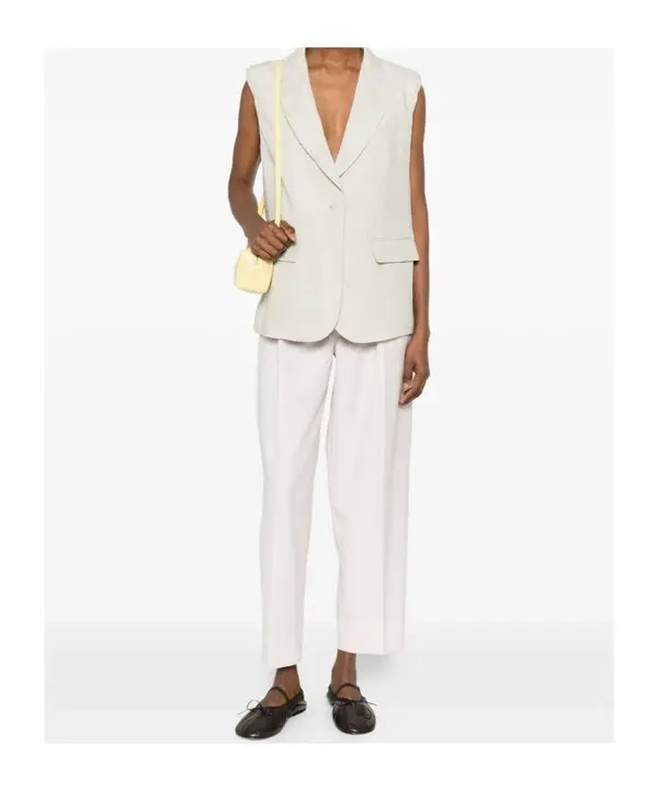 TWINSET Single-breasted Gilet With Flap Pockets