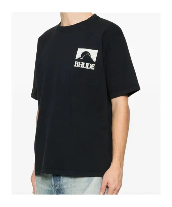 Rhude Graphic Short Sleeved T-shirt - Black