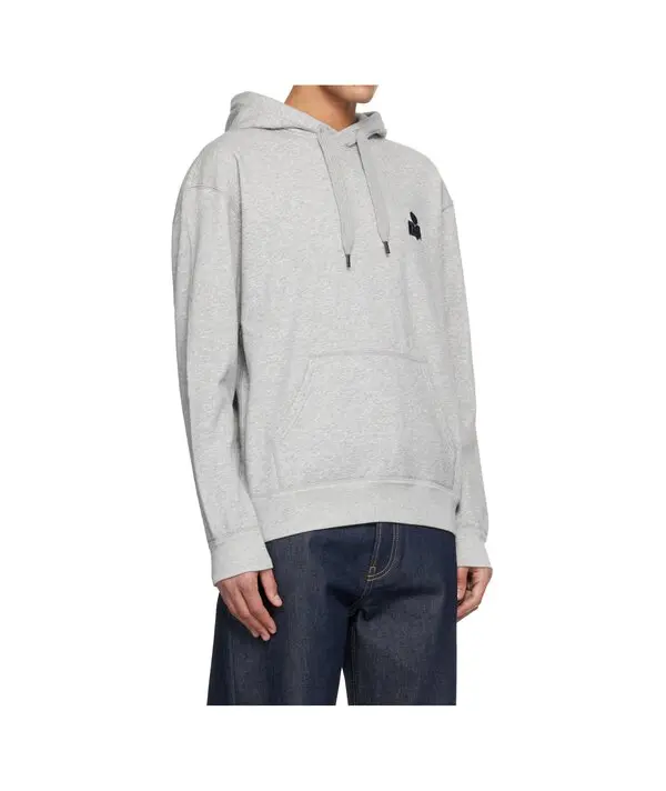 Isabel Marant Étoile Logo Detail Hoodie - White
