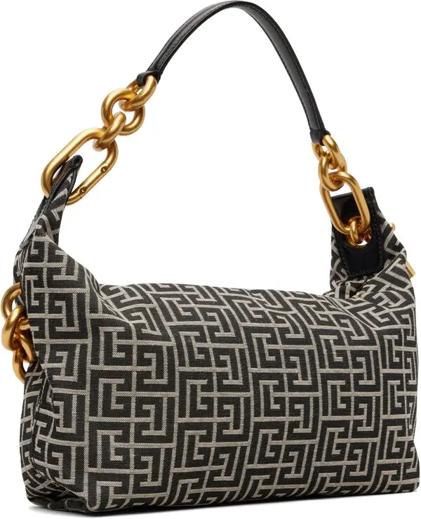 Balmain Sync Medium Chain Linked Handbag - Black