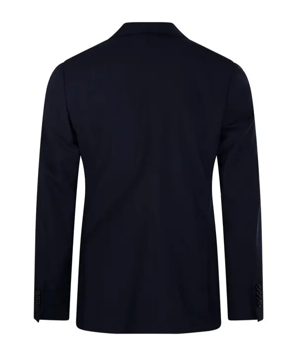 LARDINI Single-breasted Blazer - Black