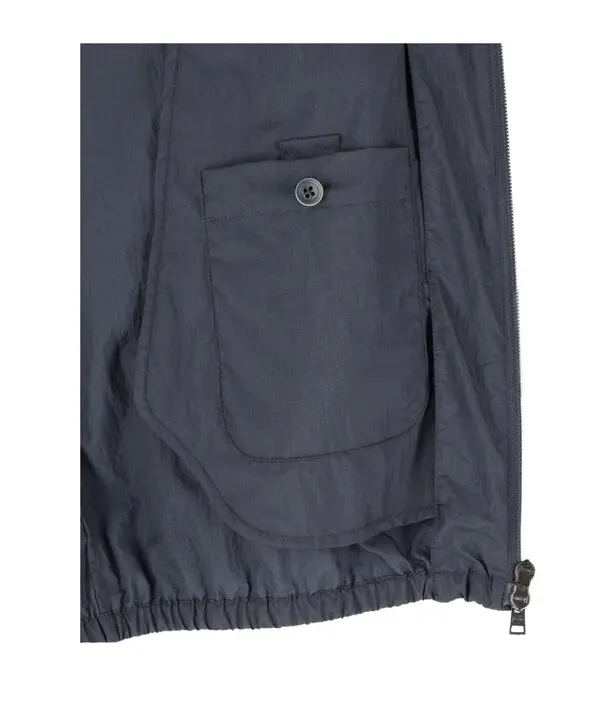Herno Zip-up Hooded Jacket - Black