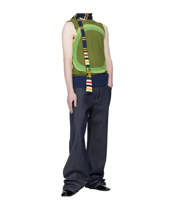 EDWARD CUMING Ribbed Knit Vest