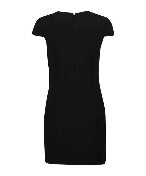 Elisabetta Franchi Short Sleeve V-neck Mini Dress