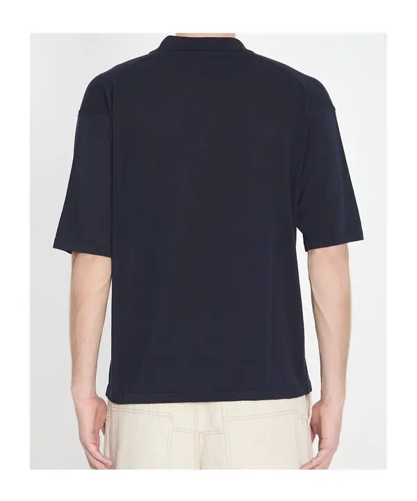 ROBERTO COLLINA Open-collar Polo Shirt