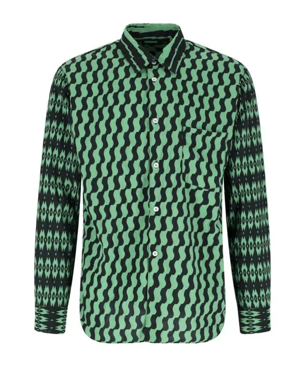 Comme Des Garçons Wavy Pattern Shirt