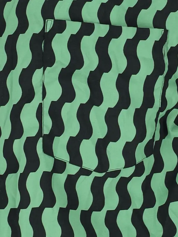 Comme Des Garçons Wavy Pattern Shirt