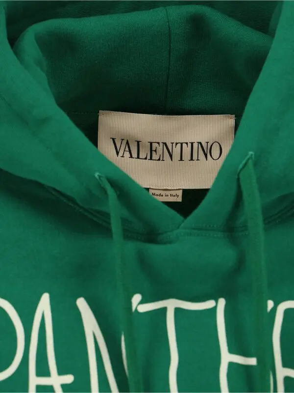 Valentino Garavani V Panther Patch Hooded Sweatshirt