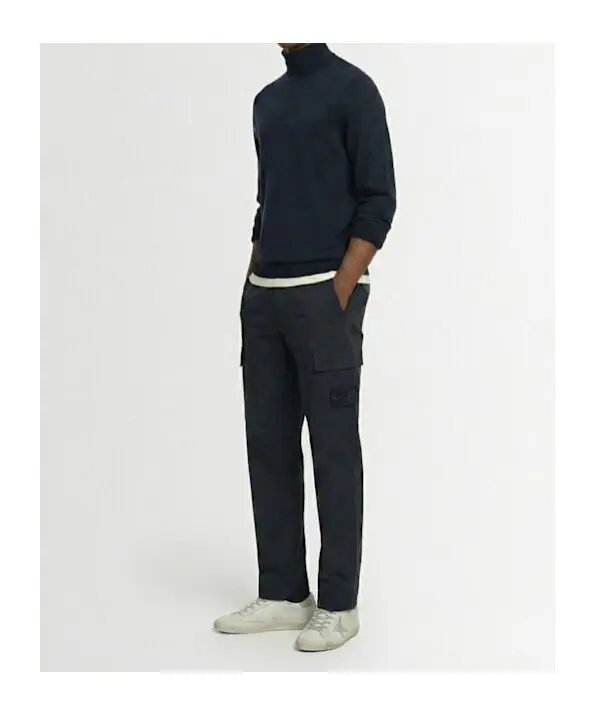 Stone Island Weatherproof Cotton Canvas Cargo Pants