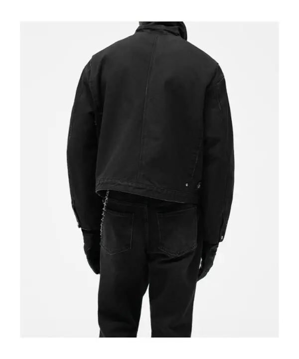 REPRESENT Worker Long Sleeve Jacket - Washed Black