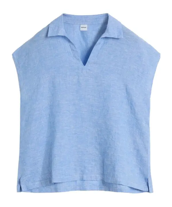 Aspesi Sleeveless Top With V-neck And Stitching Details