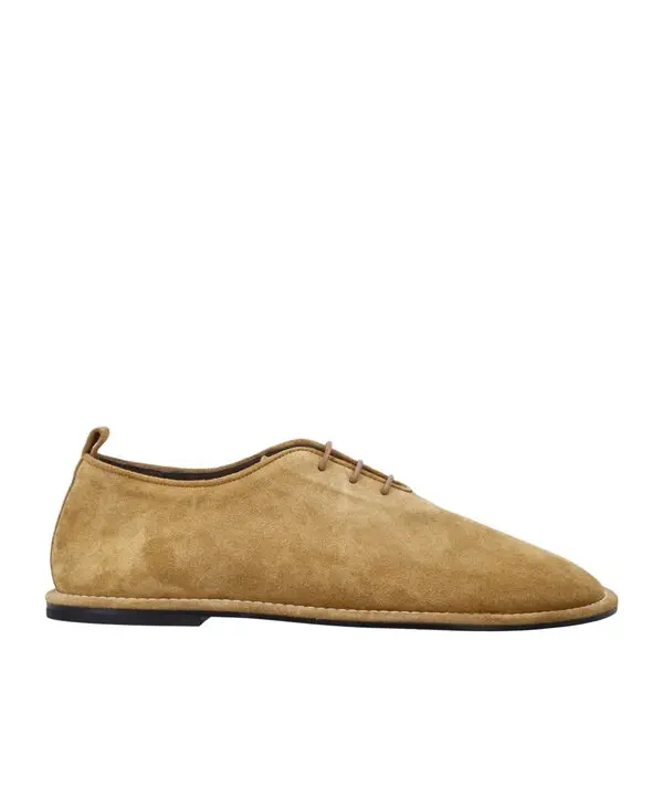 AMI Paris Suede Lace-up Shoes