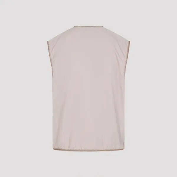 Moncler Alshain Zipped Gilet - Nude