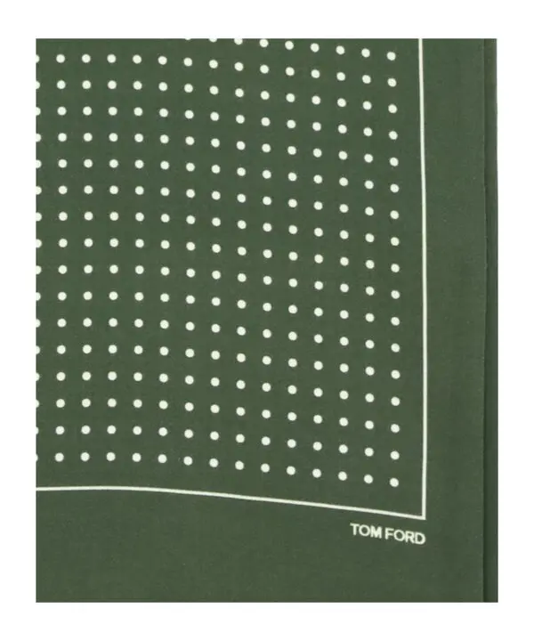 TOM FORD Polka Dot Satin Scarf