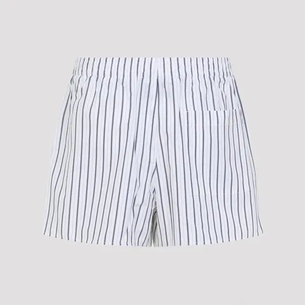 AMI Paris High Waist Striped Shorts
