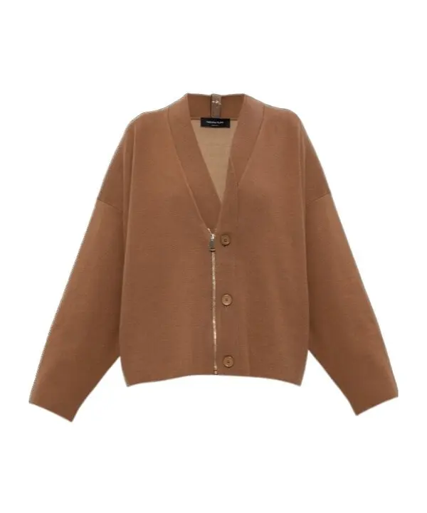 Fabiana Filippi V-neck Zip-up Knitwear