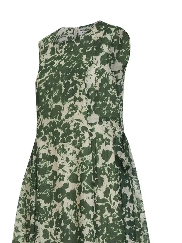 Max Mara Alibi Floral Sleeveless Dress - Green