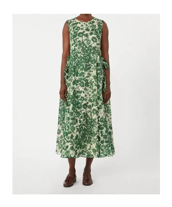 Max Mara Alibi Floral Sleeveless Dress - Green