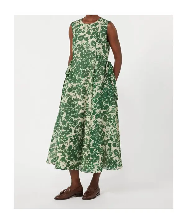 Max Mara Alibi Floral Sleeveless Dress - Green