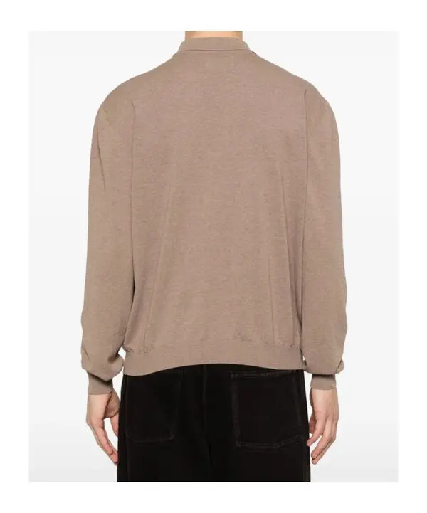MAGLIANO Long-sleeved Knitted Polo Shirt