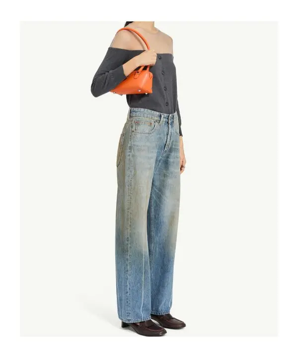 MAISON MARGIELA Logo Patch Straight-leg Jeans