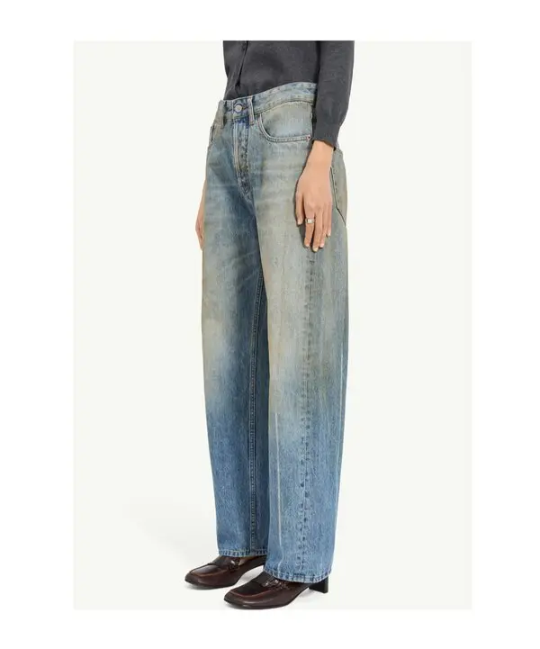 MAISON MARGIELA Logo Patch Straight-leg Jeans