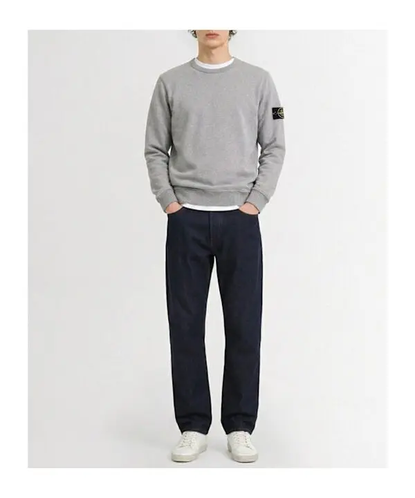 Stone Island Brushed Cotton Sweatshirt - Gray