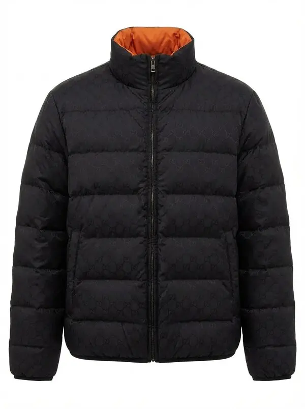 Gucci Reversible Gg Nylon Zip Jacket