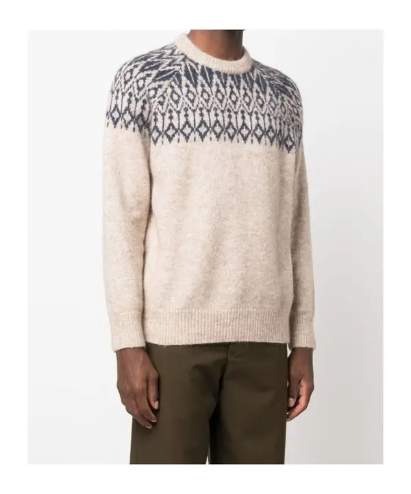 Brunello Cucinelli Patterned Knitted Crewneck Jumper