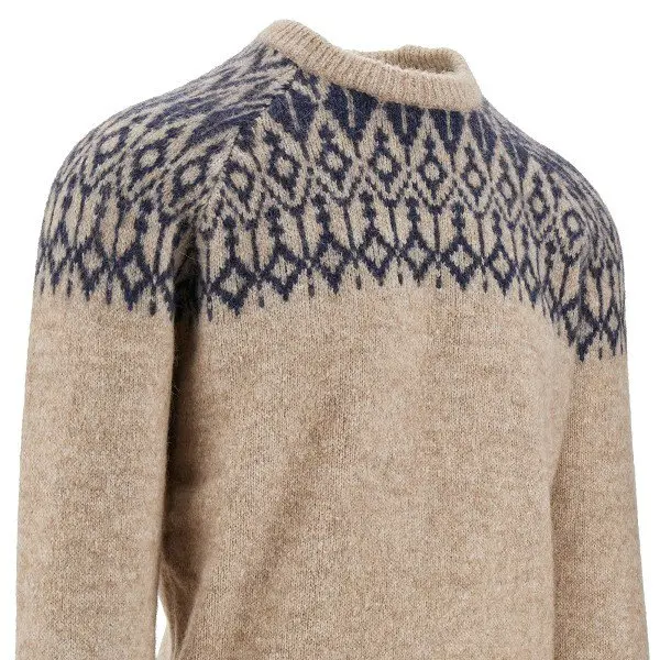 Brunello Cucinelli Patterned Knitted Crewneck Jumper