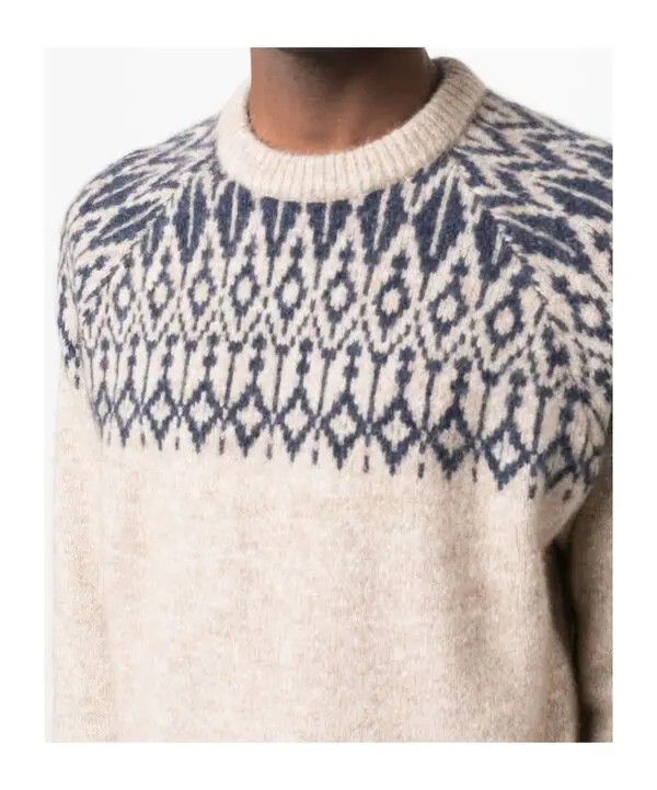 Brunello Cucinelli Patterned Knitted Crewneck Jumper