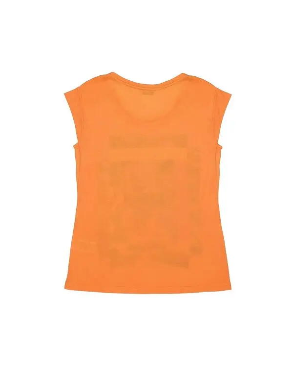 Iceberg Round Neck Logo T-shirt - Orange