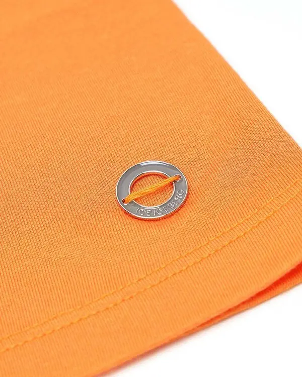 Iceberg Round Neck Logo T-shirt - Orange
