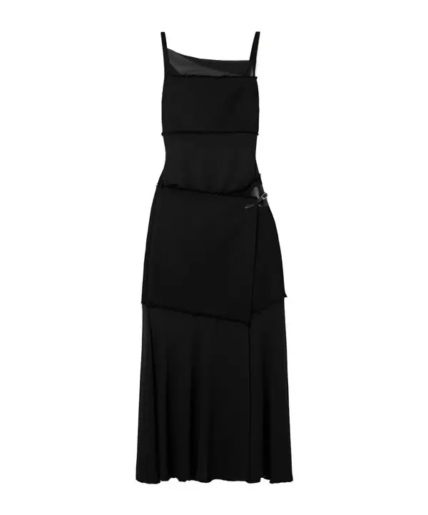 Proenza Schouler Dani Patchwork Maxi Dress - Black
