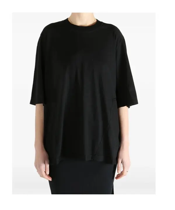 Rick Owens Oversize Crewneck T-shirt - Black