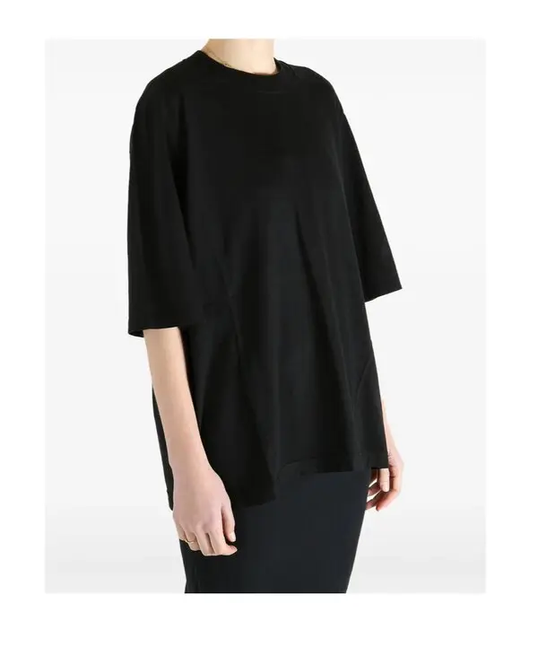 Rick Owens Oversize Crewneck T-shirt - Black