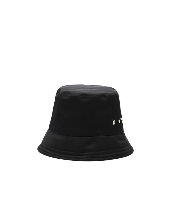 Off-White Logo Bucket Hat - Black