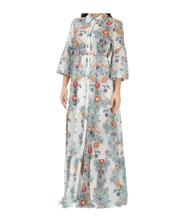 Just Cavalli Long Printed Dress